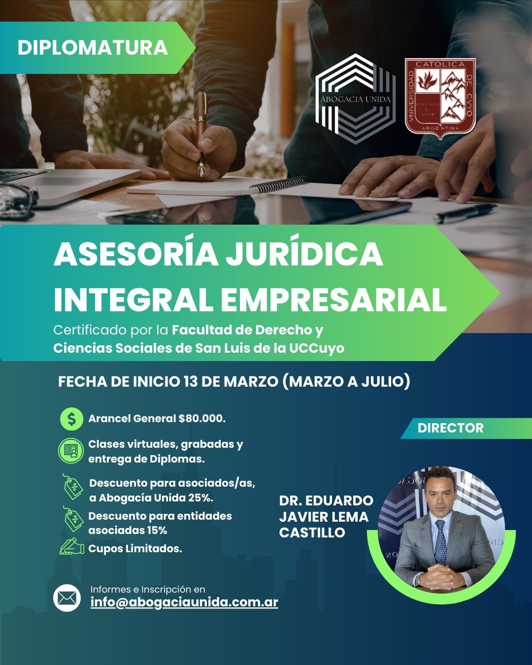 Diplomado en Asesoría Jurídica Integral Empresarial 2024 - FEJA